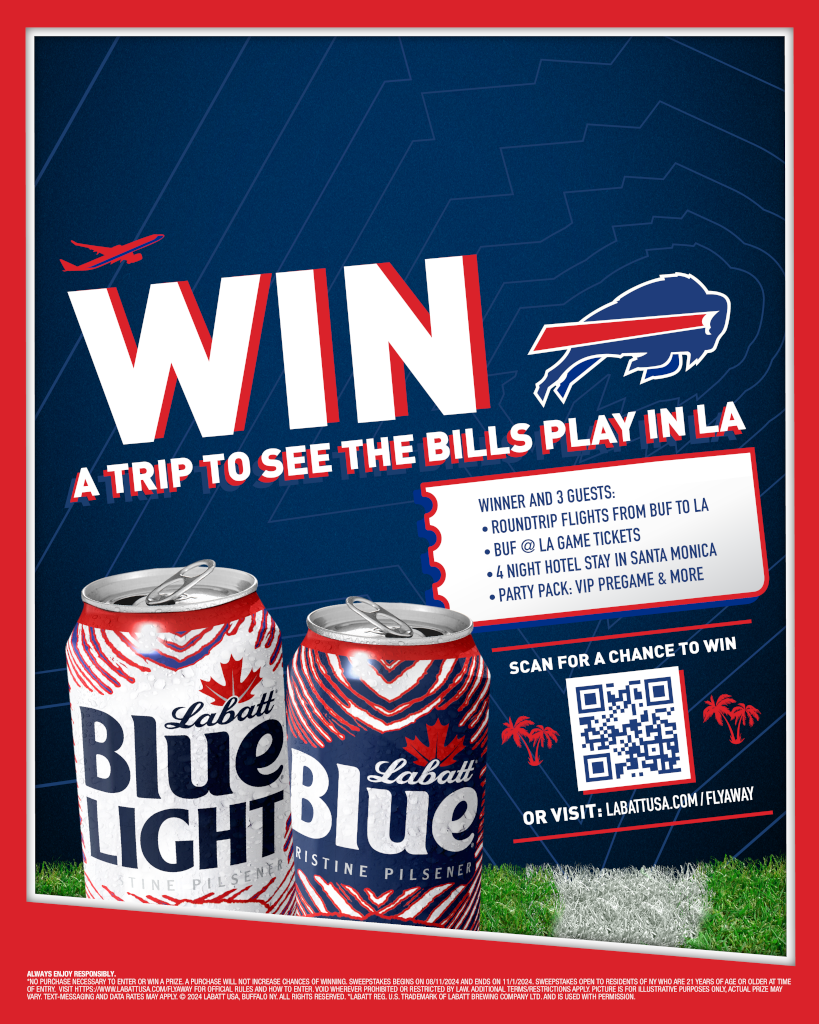 THE BUFFALO BILLS FLYAWAY SWEEPSTAKES | Labatt USA